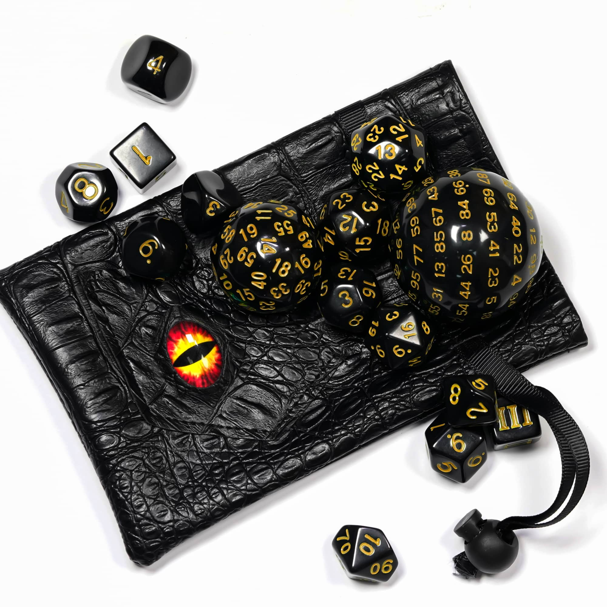 cusdie 15 Pieces DND Dice Set, Polyhedral RPG Dice for Dungeons and ...