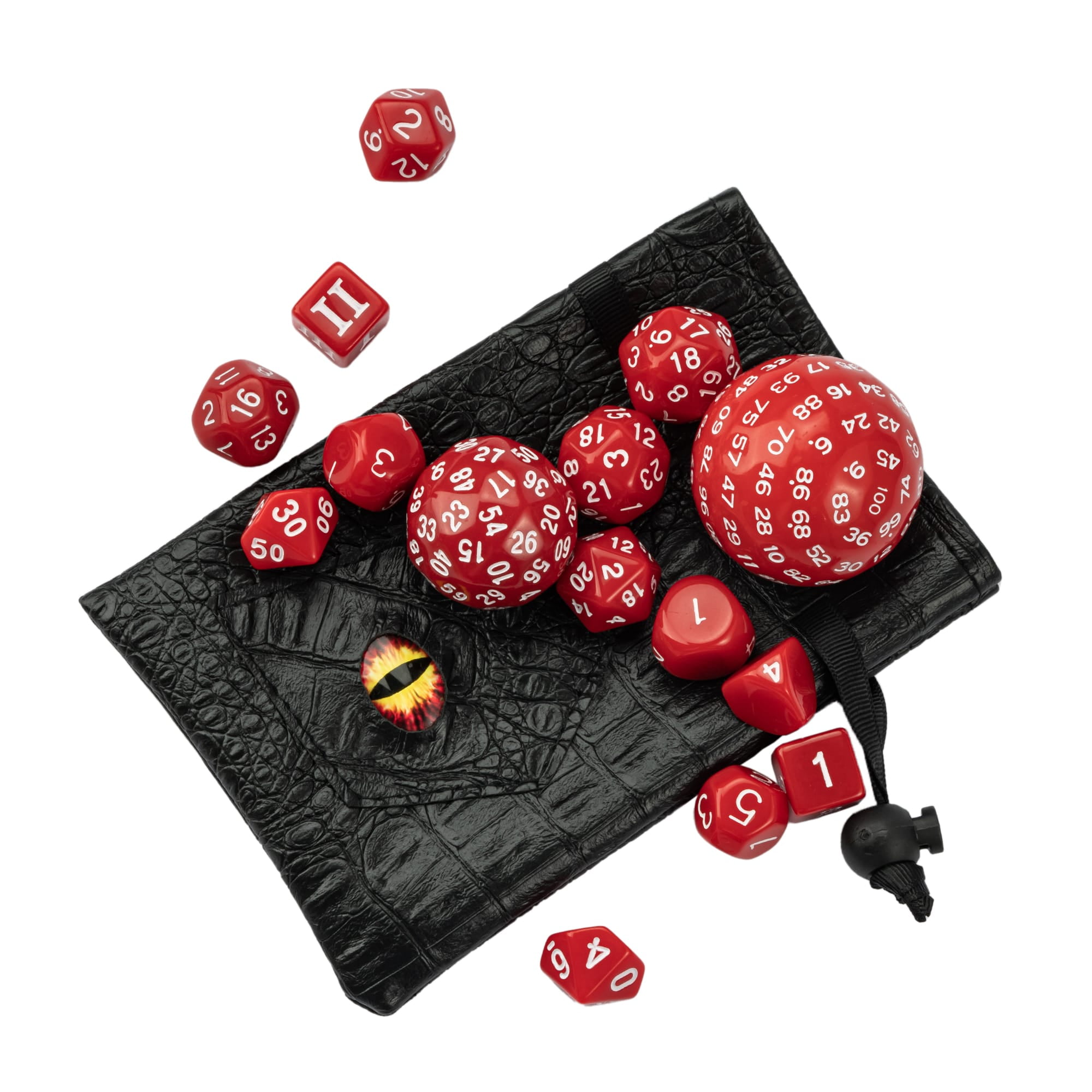 Cusdie 15 Pieces Complete DND Dice Set D3-D100 D&D Dice Set, Polyhedral ...