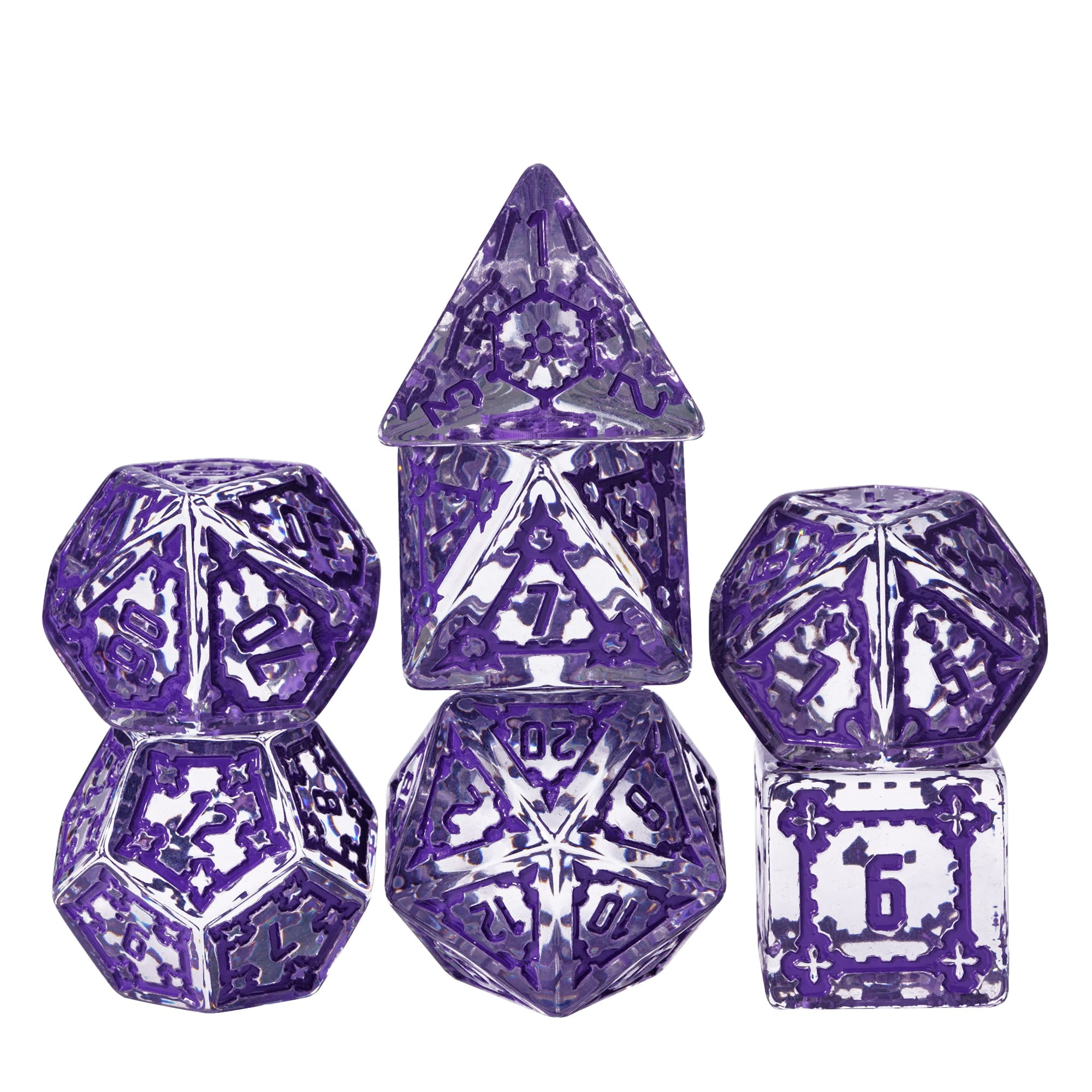 Cusdie 7 PCS/Set 25mm Giant DND Dice, Polyhedral Dice Set, D&D Dice for ...