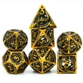 Cusdie Hollow Metal Dice, Flying Dragon D&D Dice, 7 Pcs DND Dice Set ...