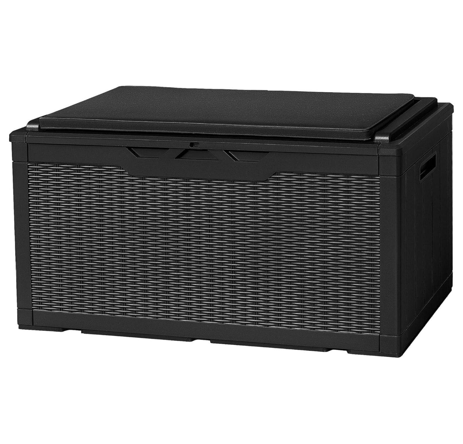 with Cushion 100 Gallon Waterproof Resin Storage Box with Air Rod ...