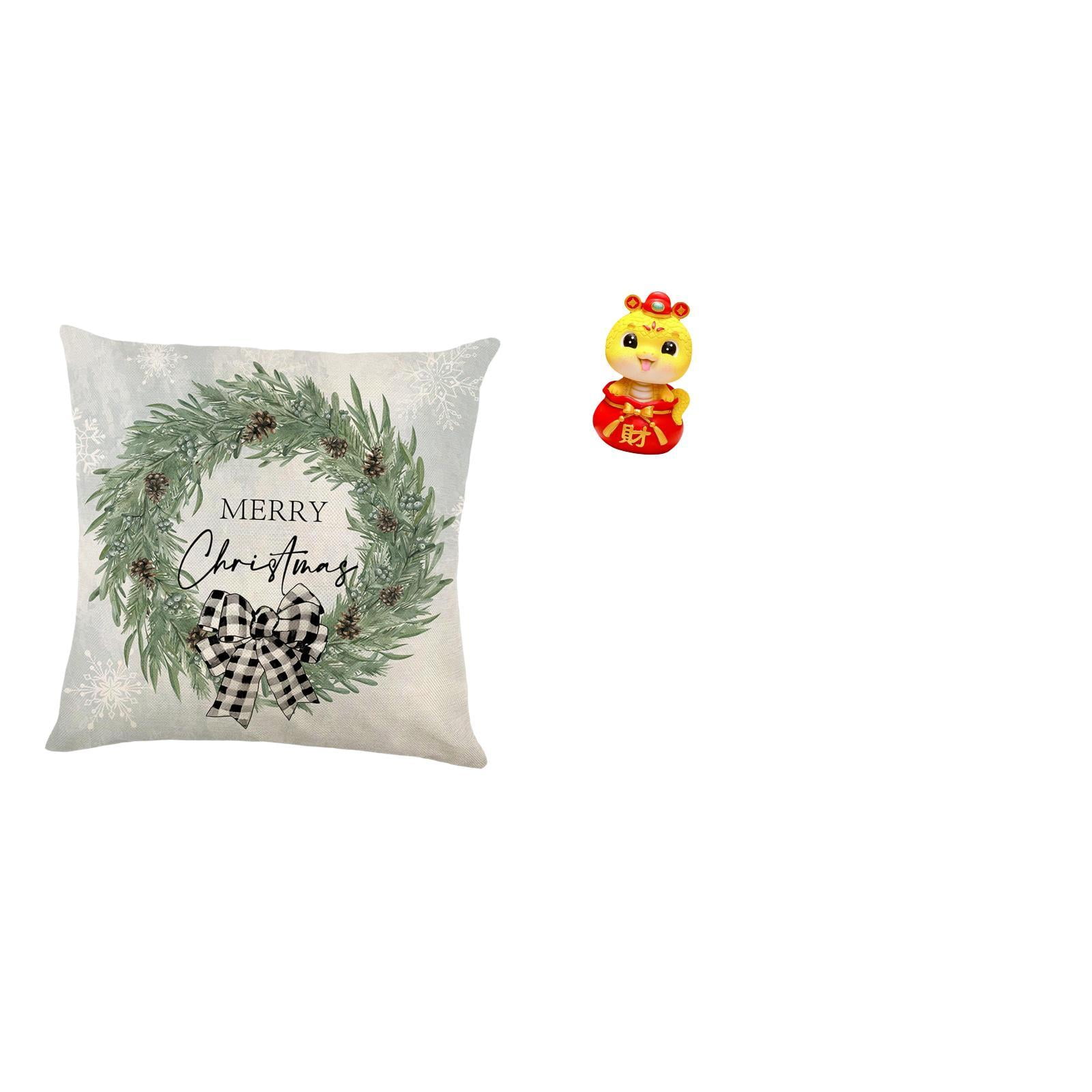 Cushion Case Snake Figurine Ornament Polyester Zipper Design for Living ...