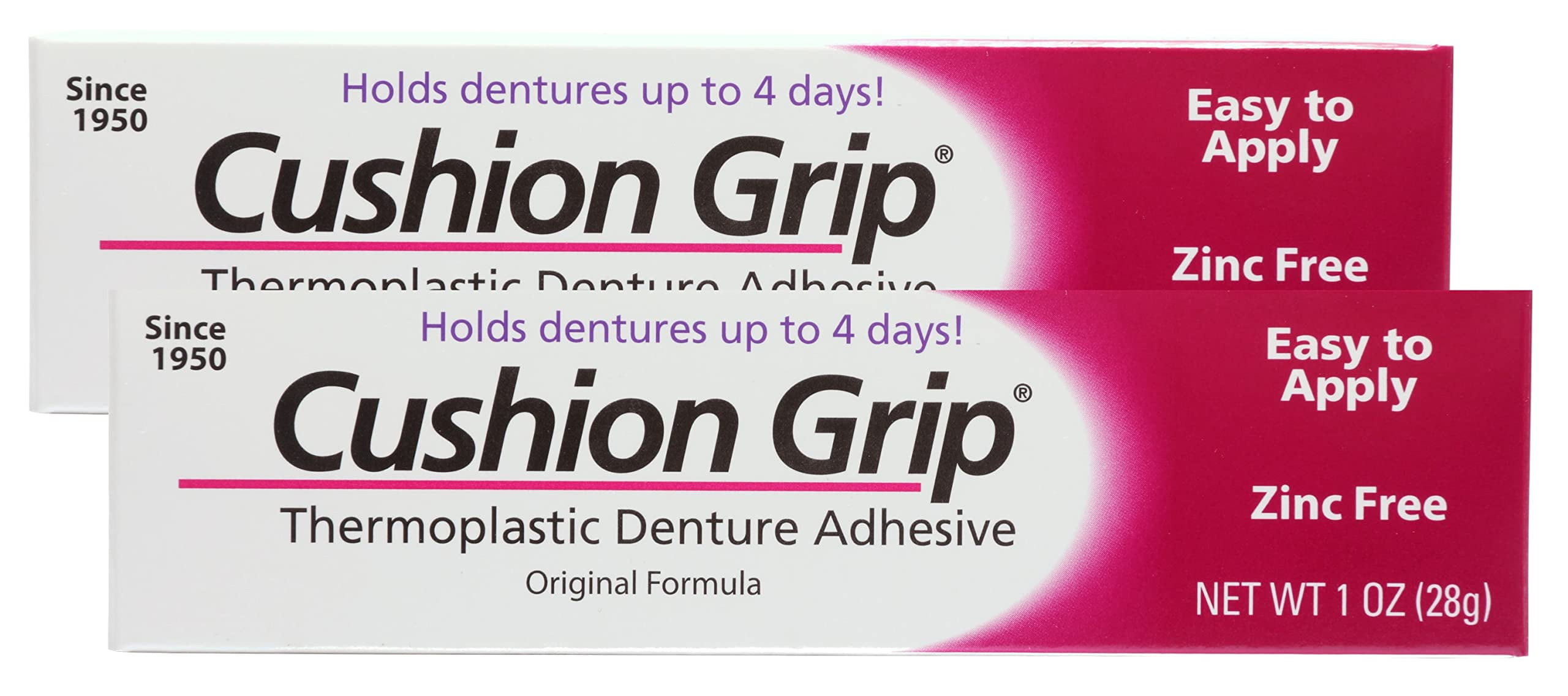 Cushion Grip Thermoplastic Denture .. Adhesive, 1 oz (Pack .. of 2 ...