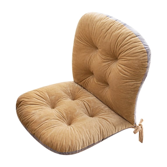 Non Rocking Chair Cushion with Secure Ties and Removable Soft Cover for ...