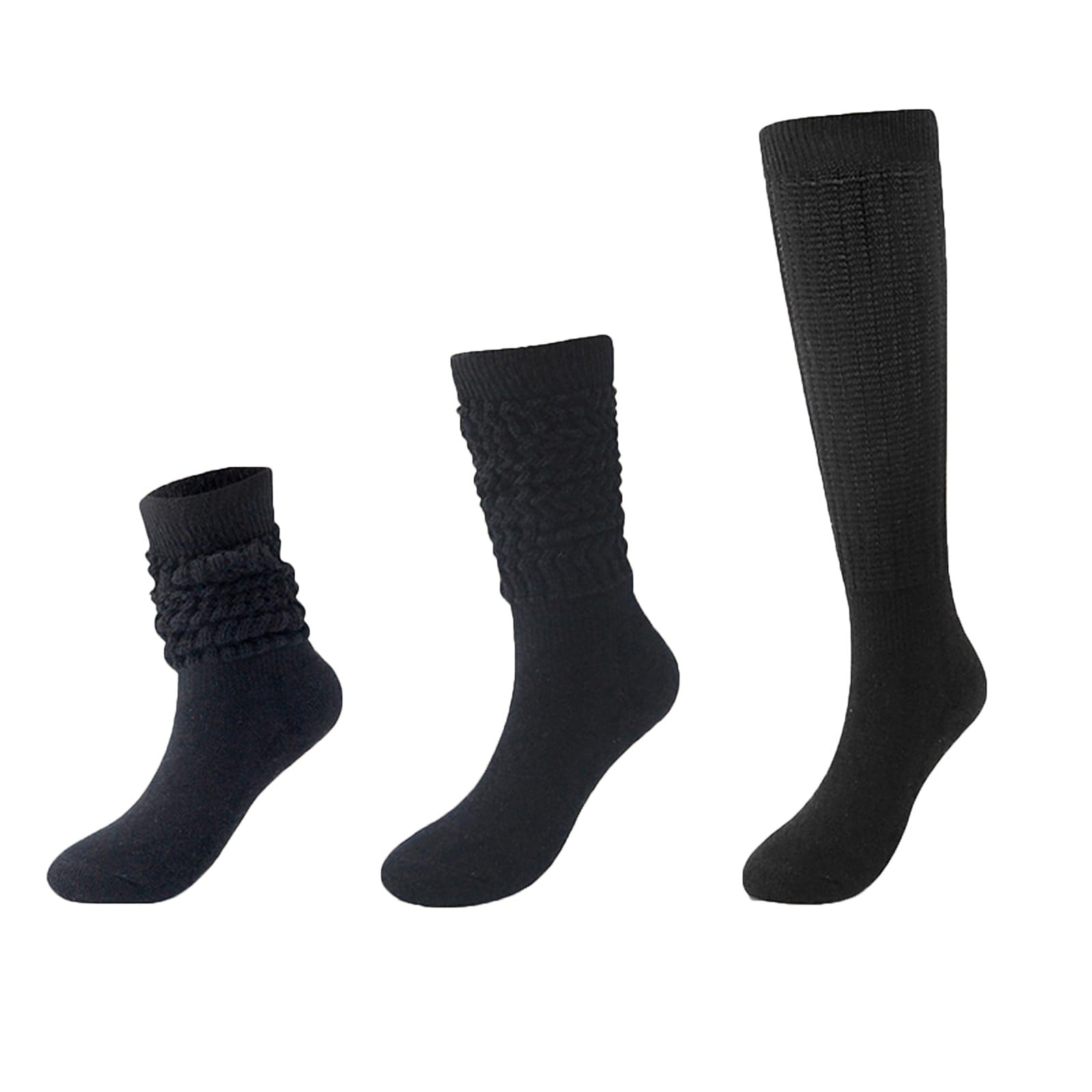 Cushion Sock Women Boot Sock Cotton Women Scrunch Knee High Winter ...