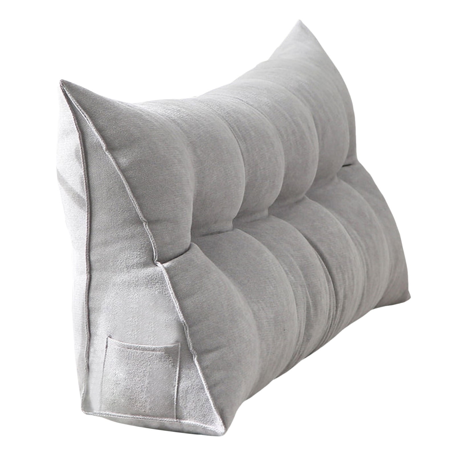 Cushion Triangular Headboard Bolster Pillow Wedge Back Support Cushion ...