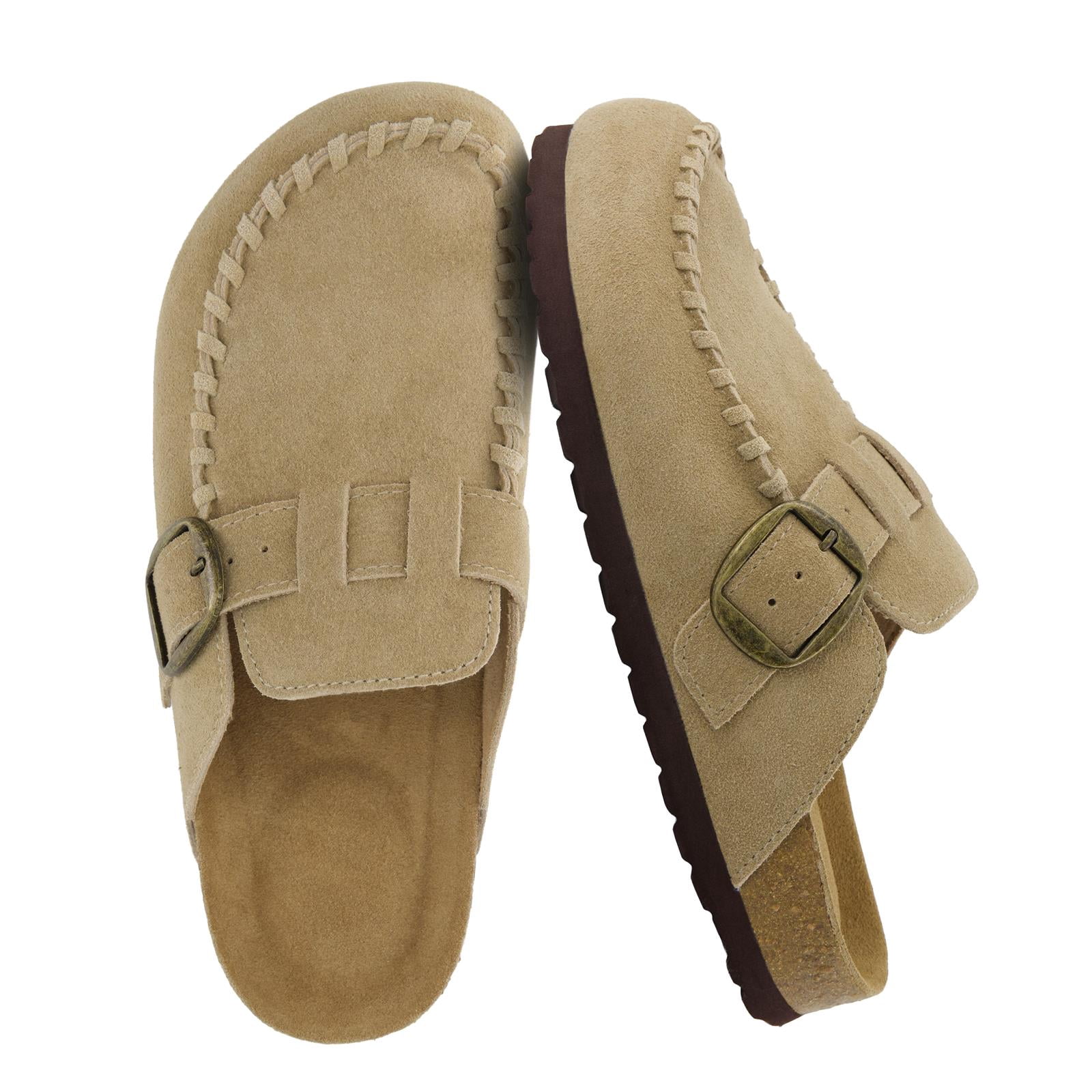 Cushionaire Canoe Genuine Suede Clogs for Women Footwear with Moc Toe ...