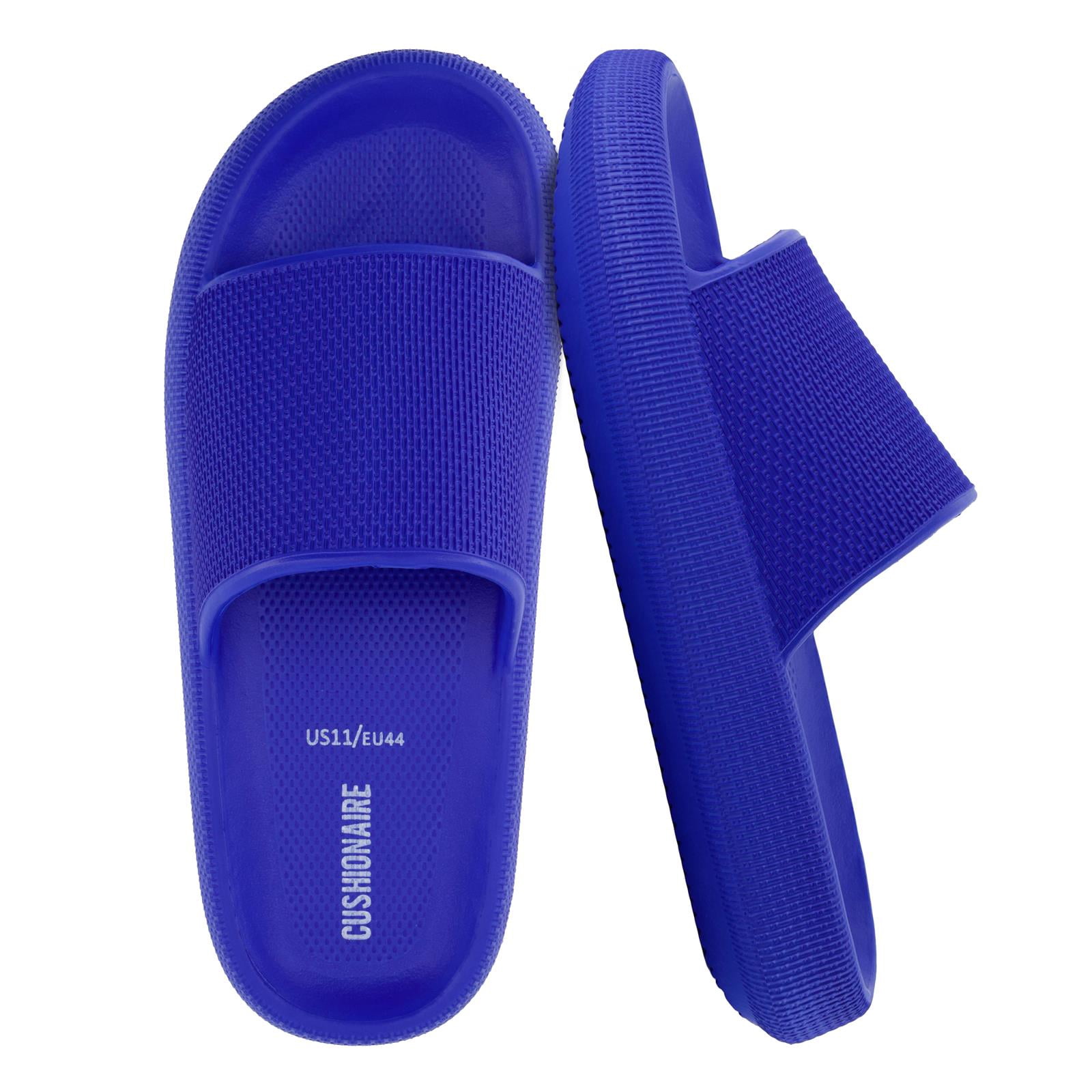 Cushionaire Feather EVA Mens Sandals – Slip On Recovery Slides ...