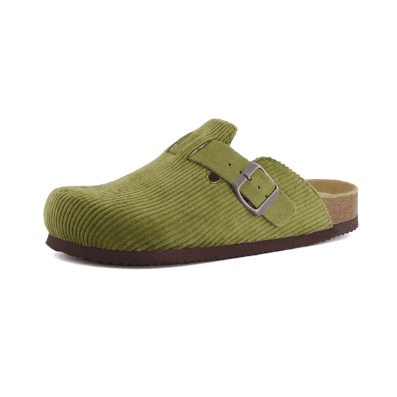 Cushionaire Hana Women's Clogs | Comfortable Vegan Suede Clogs for ...