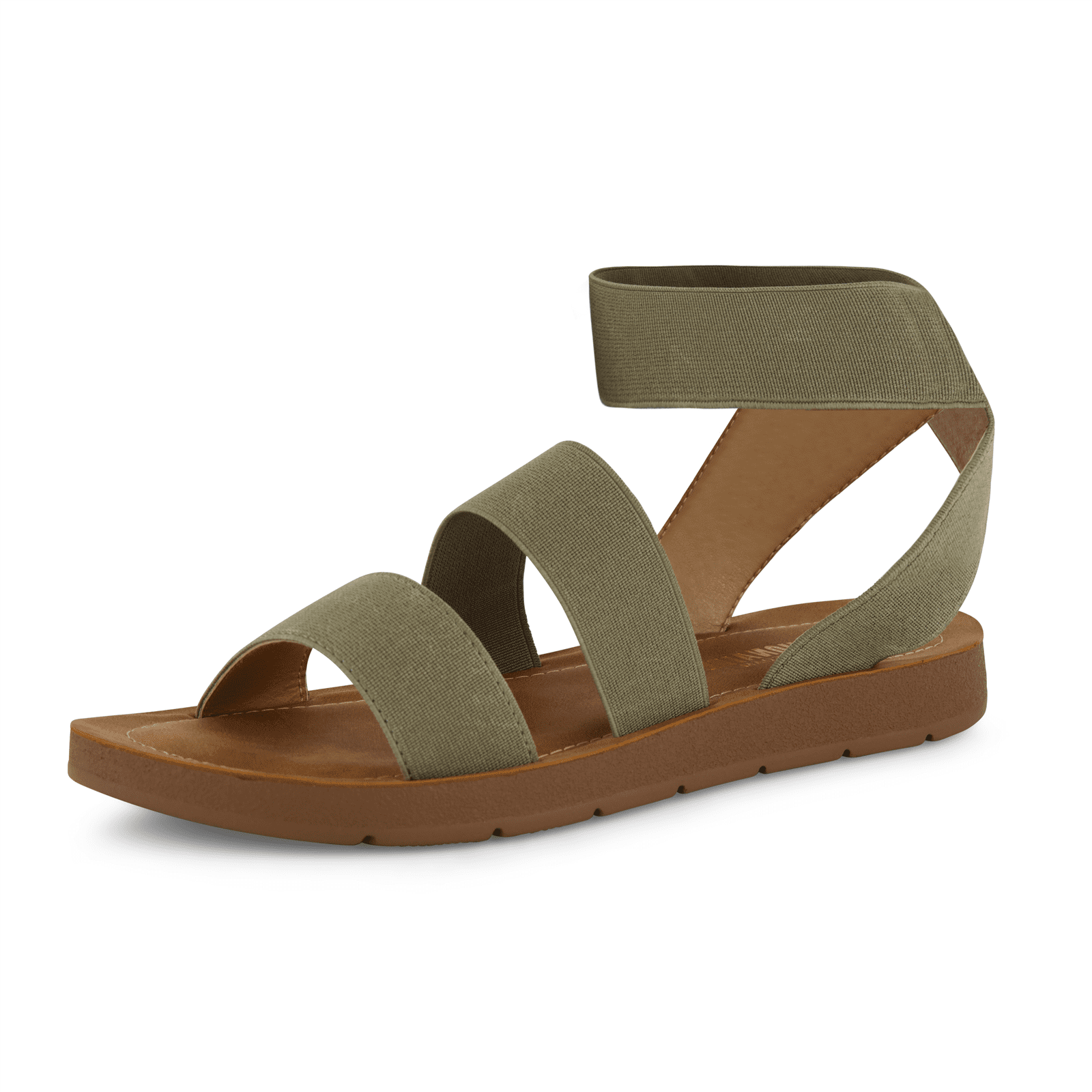 Cushionaire Indego Stretch Sandal – Lightweight Slip-On with Memory ...