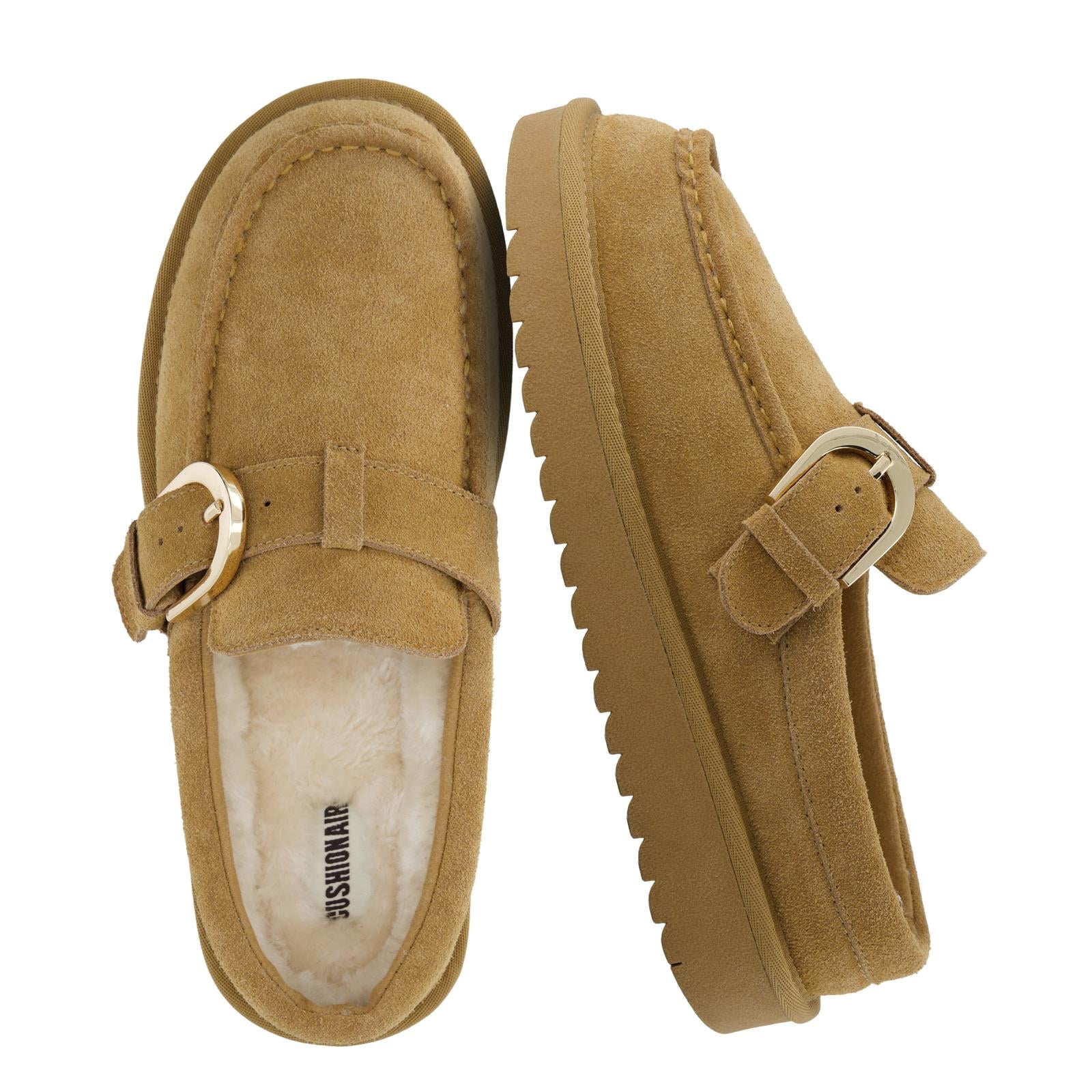 Cushionaire Origin Genuine Suede Mule Clogs for Women, Cozy Slip-On Moc ...