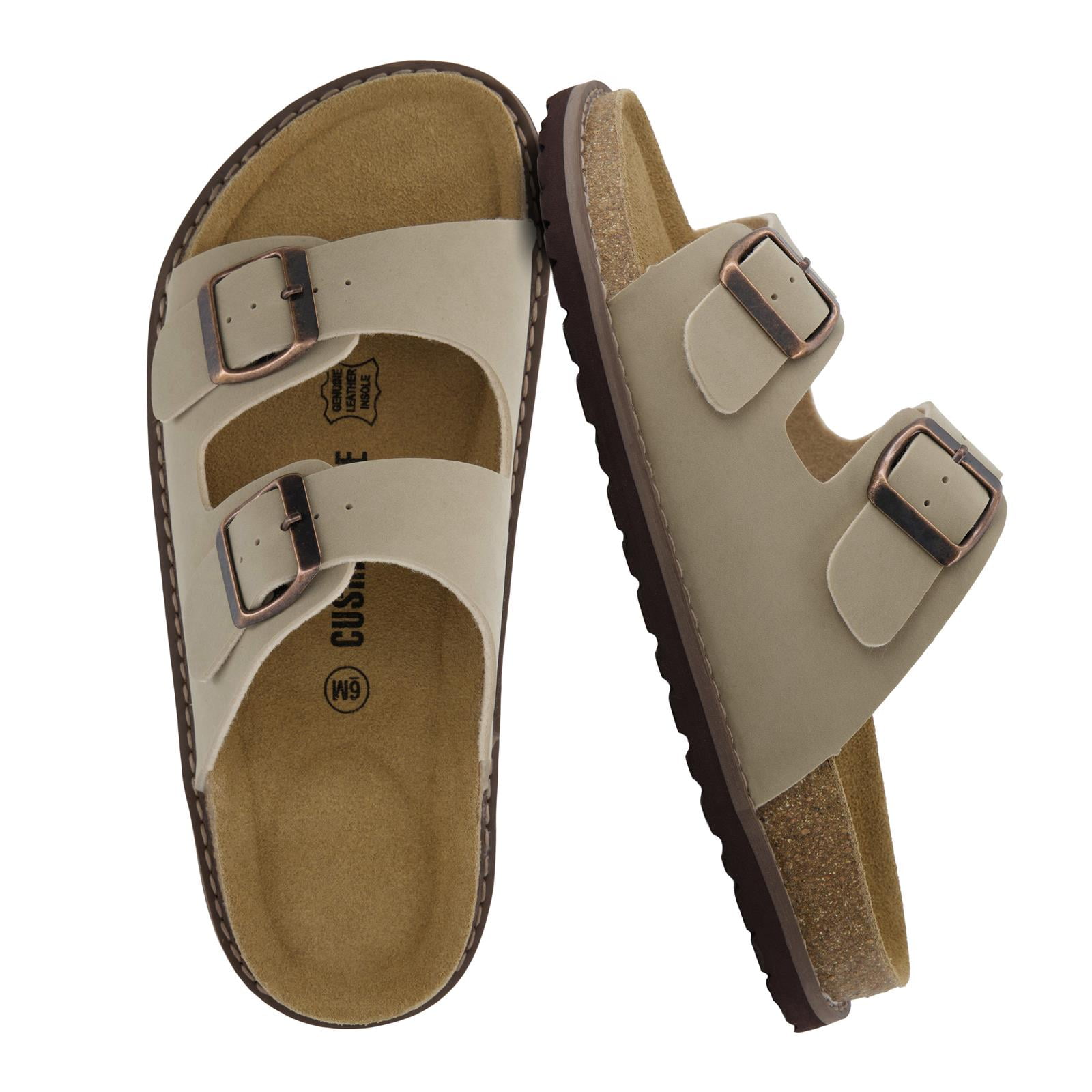 Cushionaire Plano Slip-On Sandals for Women 2025 with Arch Support ...