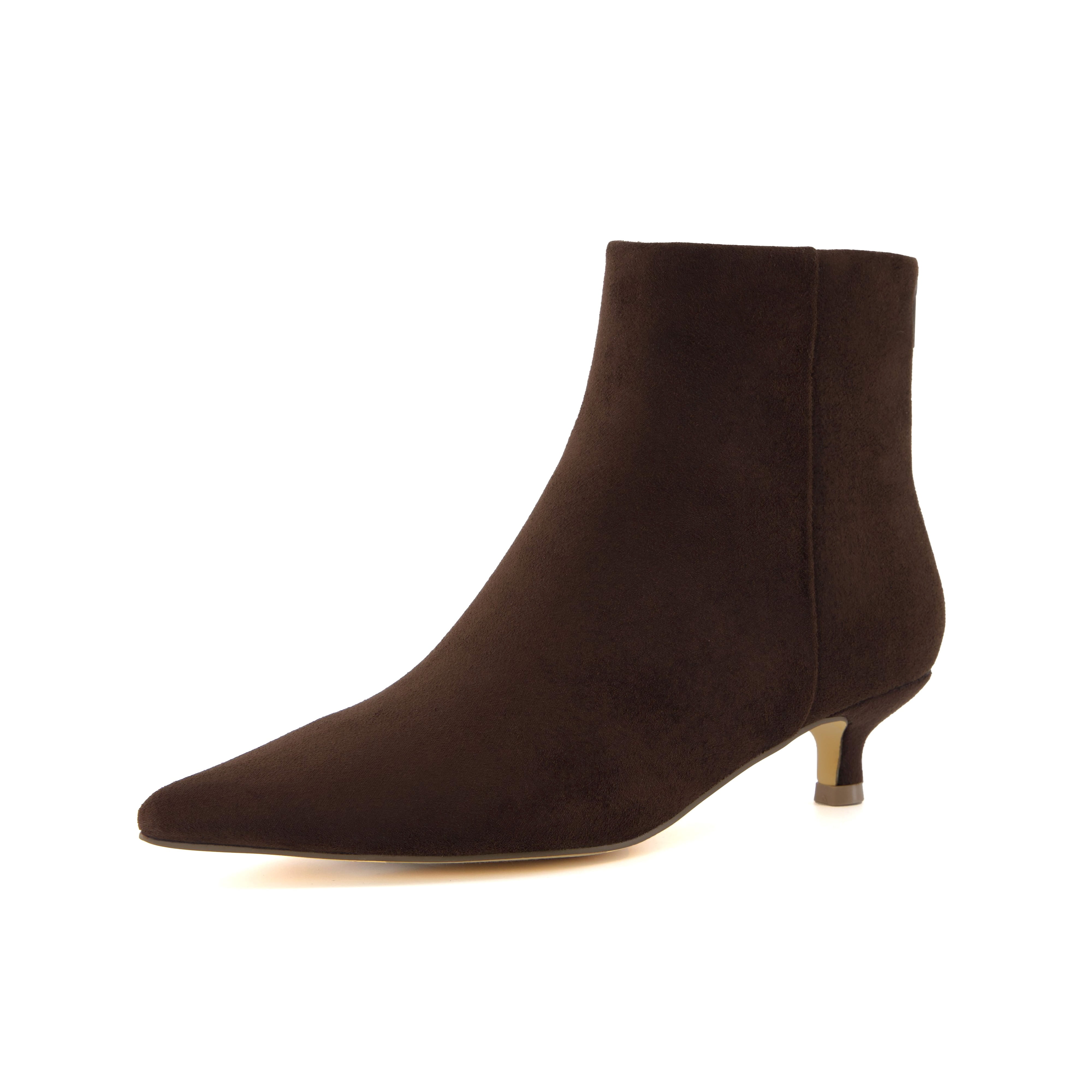 Cushionaire Women's Barbi Kitten Heel Bootie +Memory Foam - Walmart.com