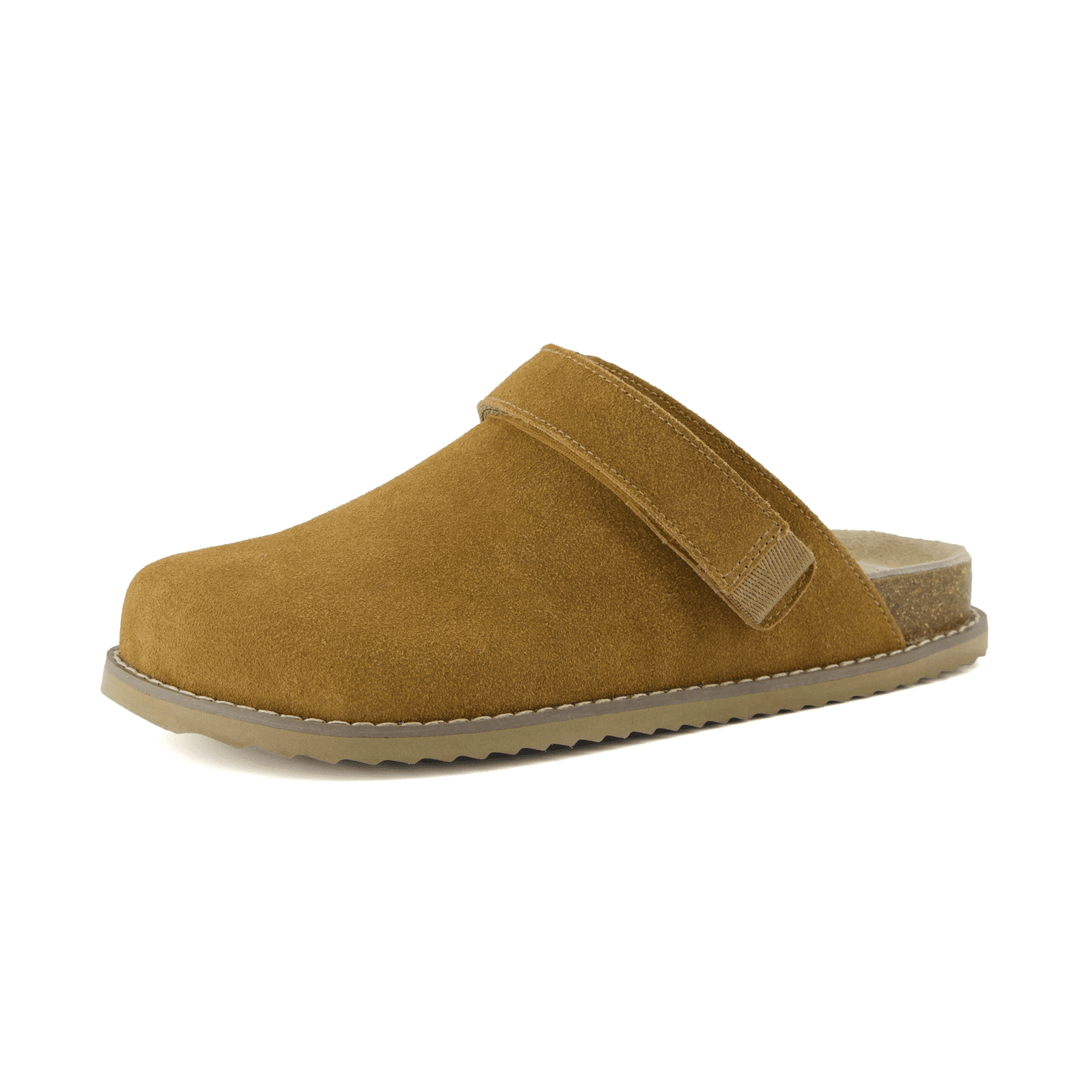 Cushionaire Women's Boulder Genuine Suede Clog with Swivel Strap ...