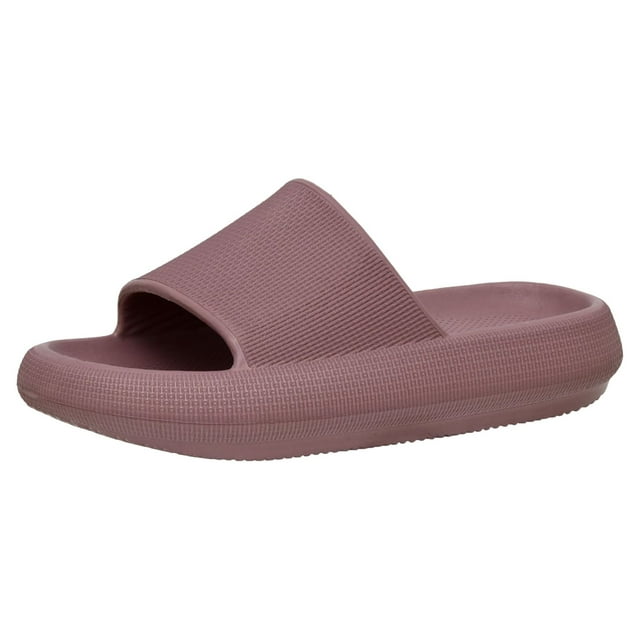 Cushionaire Women's Feather Recovery Slide Sandal with +Comfort ...