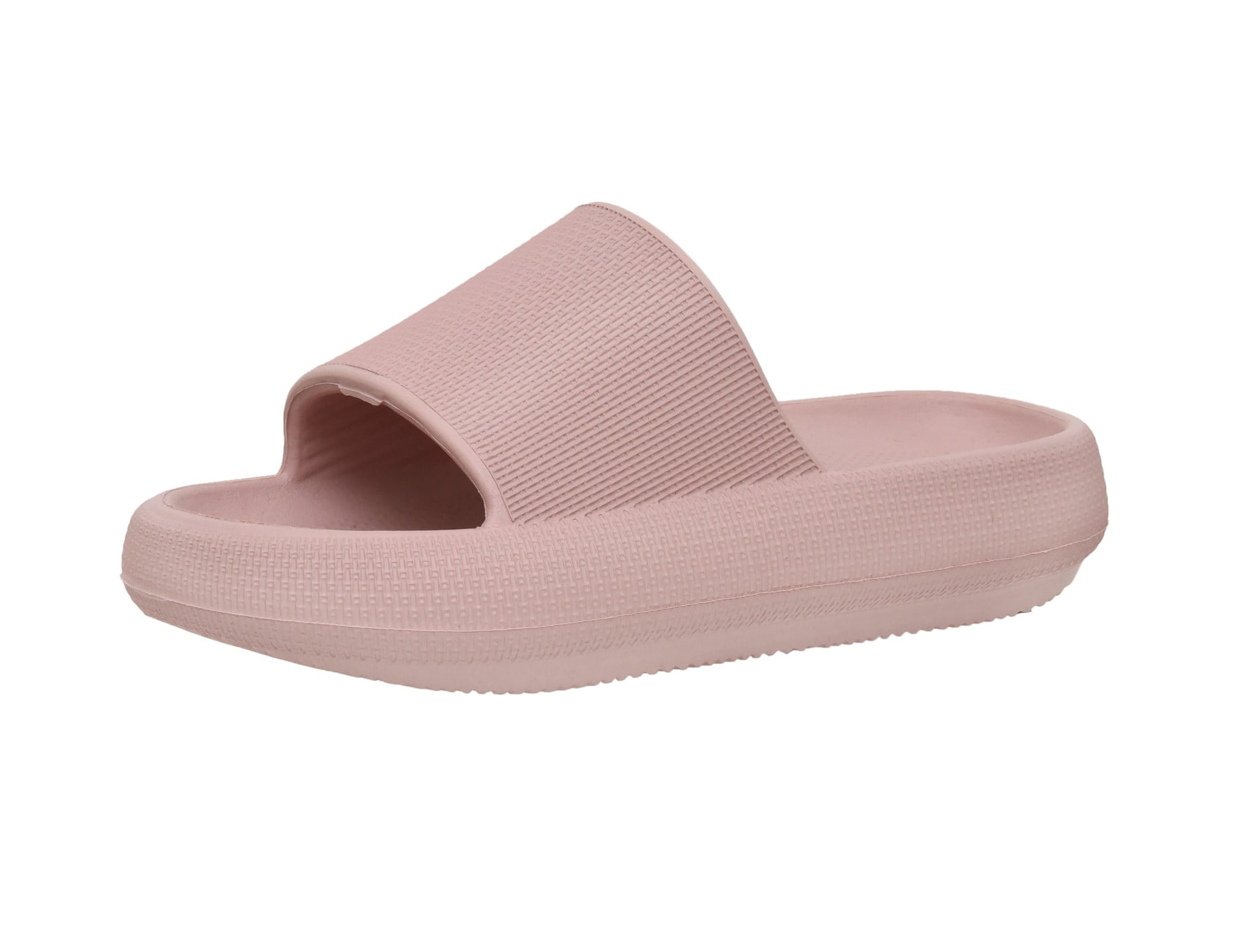 CUSHIONAIRE Women's Feather Recovery Slide Sandal, Waterproof, Molded ...