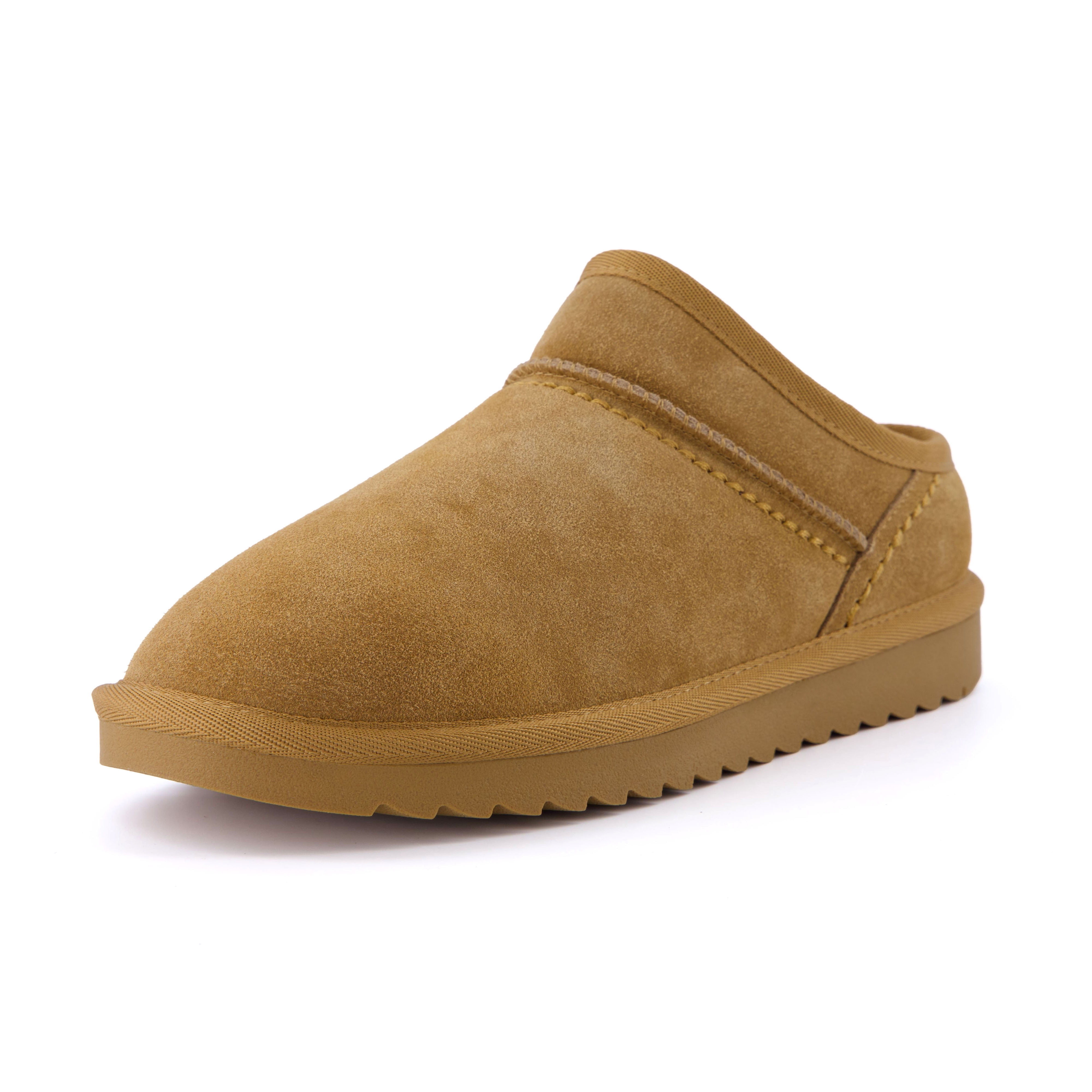 Cushionaire Women's Hilo Genuine Suede Cozy Mule Slippers with +Memory ...