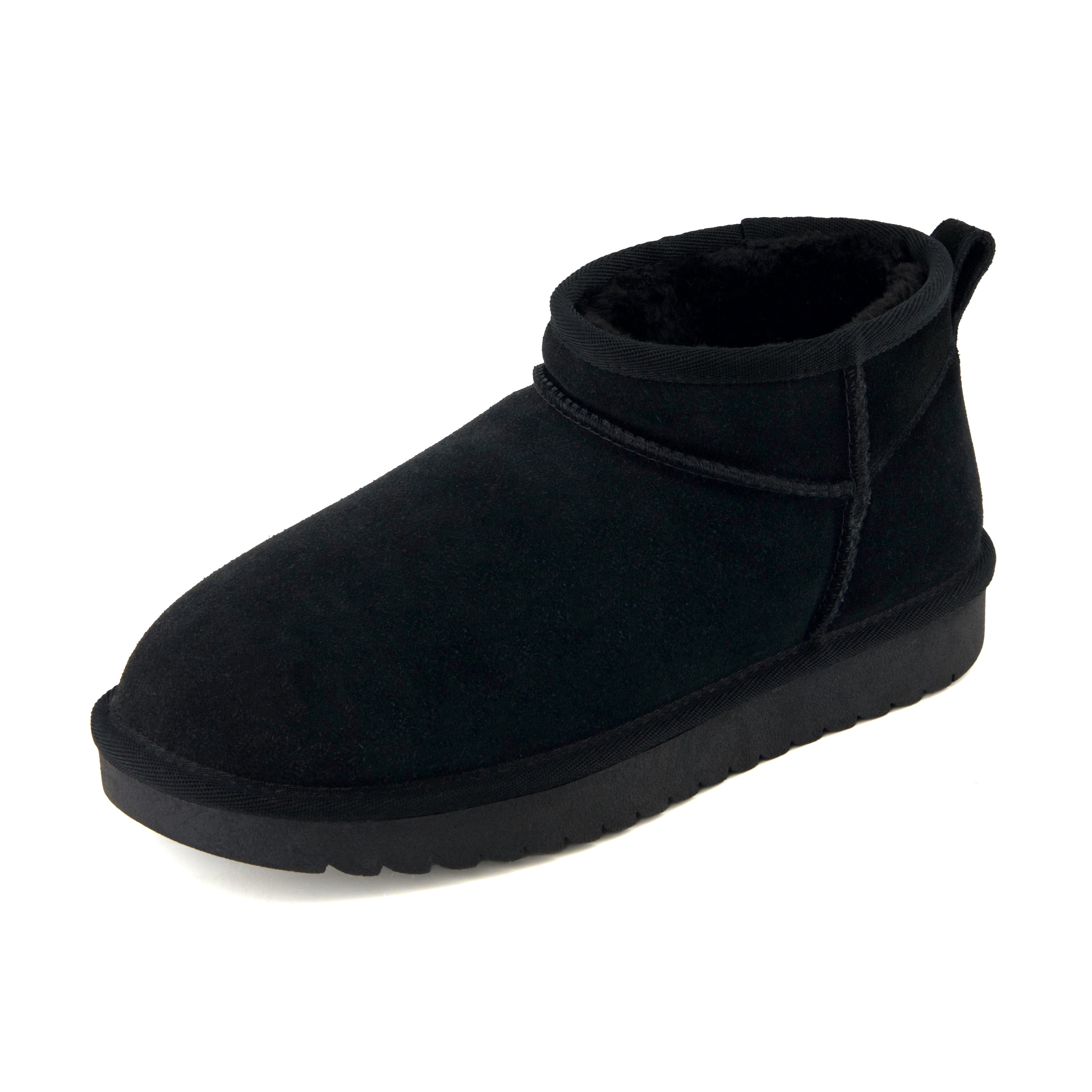 Cushionaire Women's Hip 2 Genuine Suede Ankle Winter Boots - Pull On ...