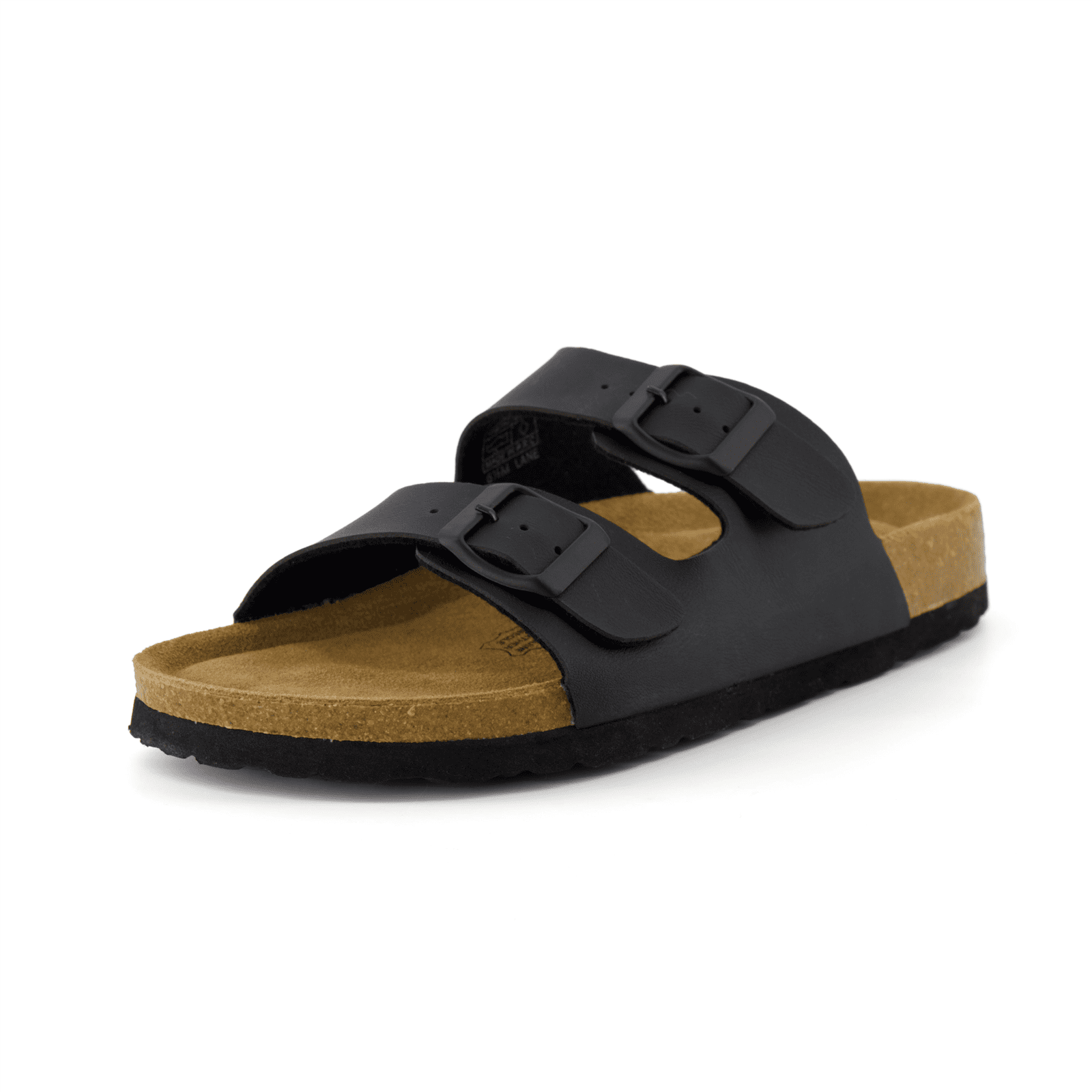 Cushionaire Women's Lane Cork Footbed Sandal – Comfortable Double ...