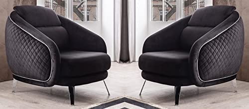 Cushioned Aesthetic Eye Catching Design Desk ChairArmchairLounge Chair ...