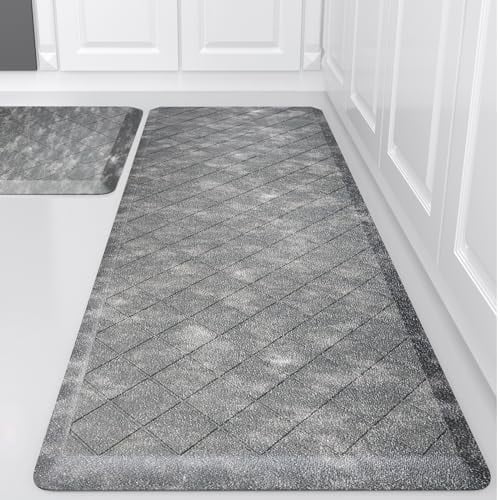 Cushioned Anti-Fatigue Mats, Heavy Duty Kitchen Rugs, 1/2 Inch Thick ...