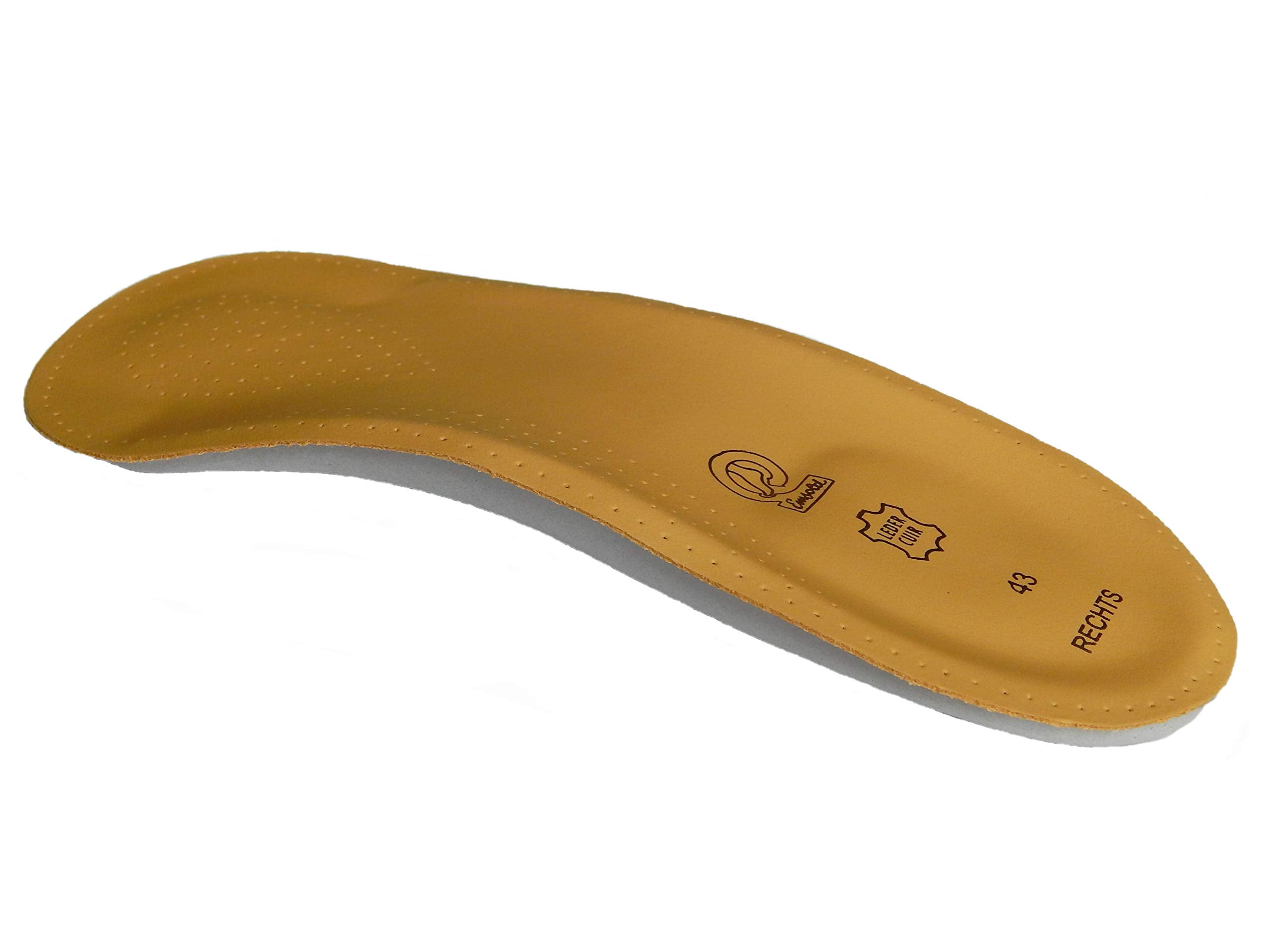 Cushioned Dress Sport Orthotic Semi-Rigid Arch Support Shoe Insert ...