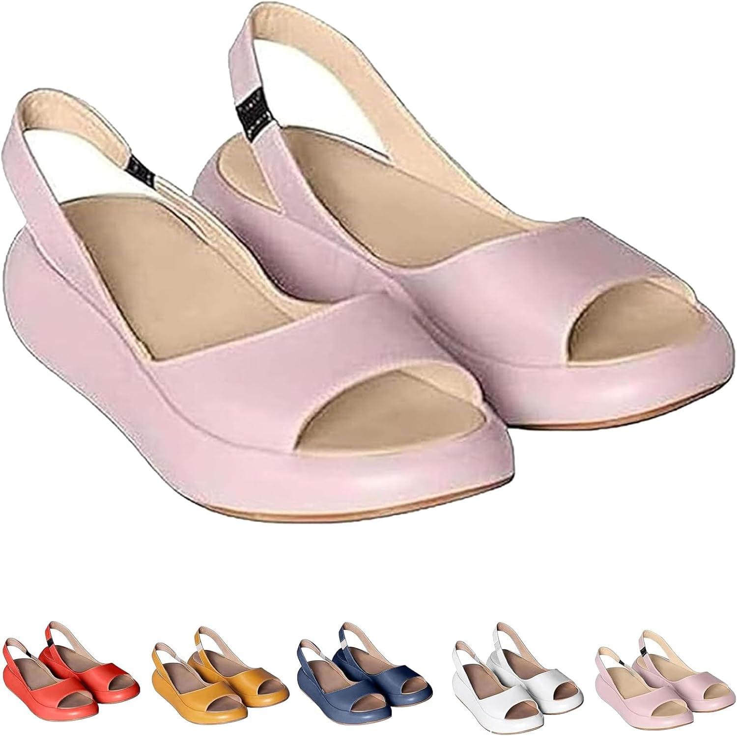 Cushioned Sandals, 2025 Lightweight and Comfortable Slip-On Orthopedic ...