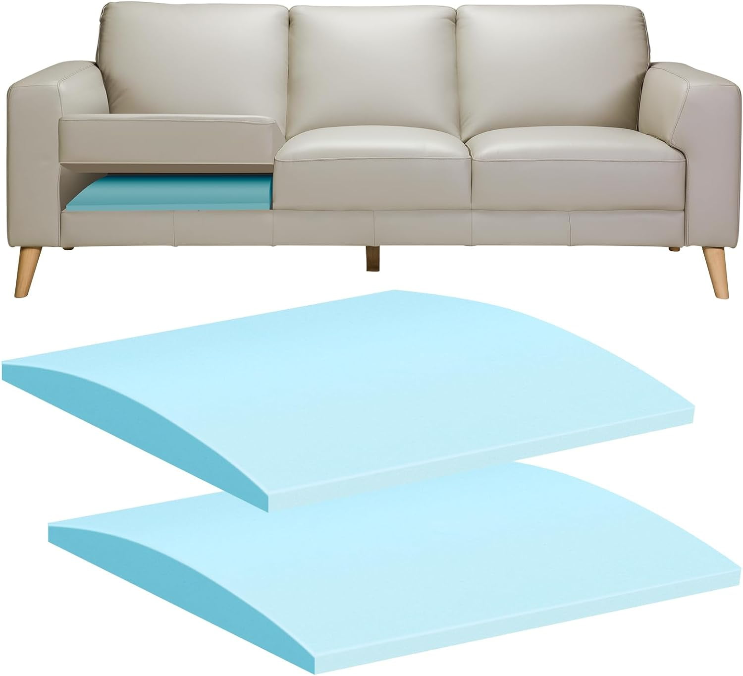 Cushions Support for Sagging Seat 20"X 20"Insert pads Supports Board ...