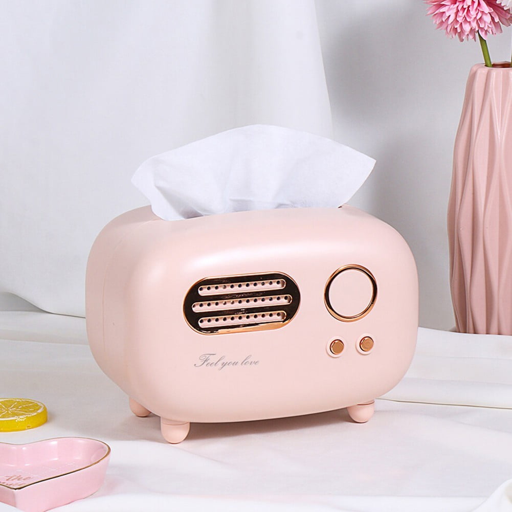 Cushteg Radio Model Tissue Box For Desktop Storage, PP Material ...