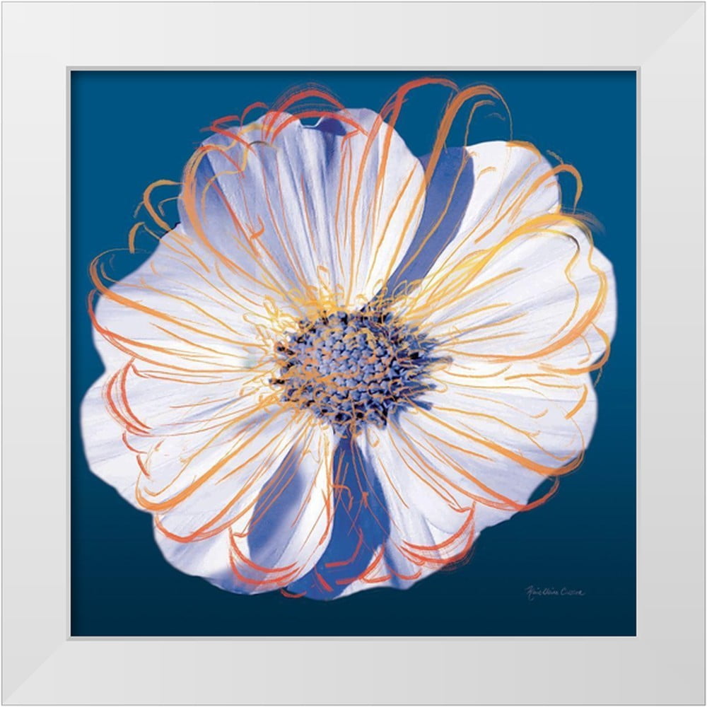 Cusson, Marie Elaine 12x12 White Modern Wood Framed Museum Art Print ...