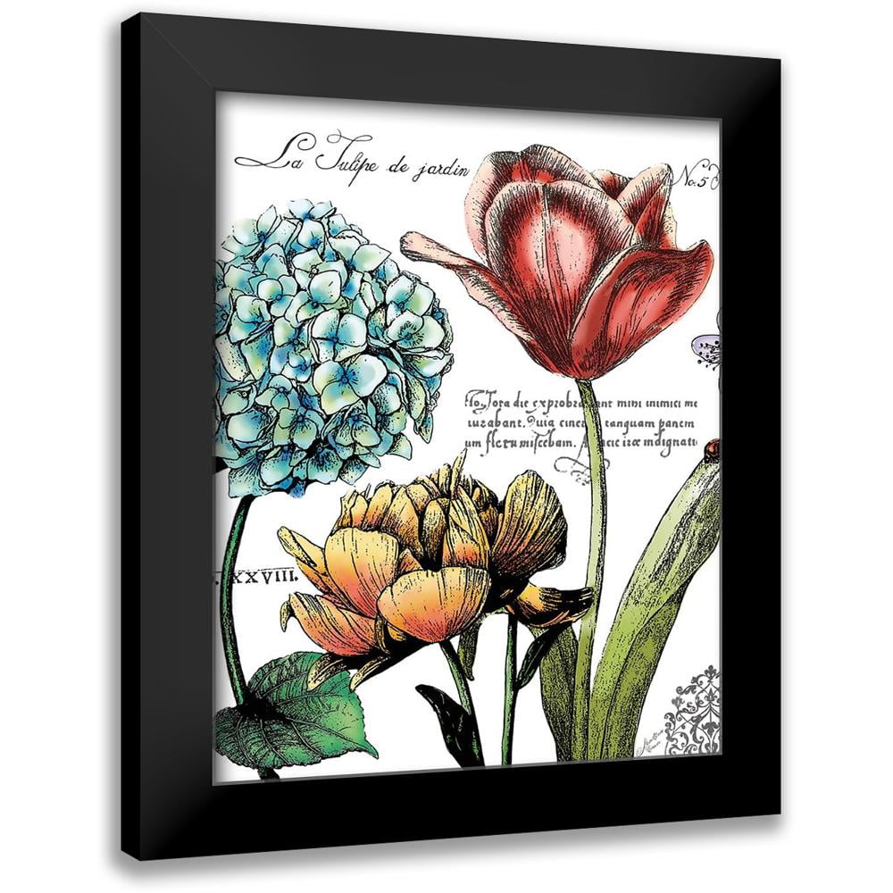 Cusson, Marie Elaine 12x14 Black Modern Framed Museum Art Print Titled ...