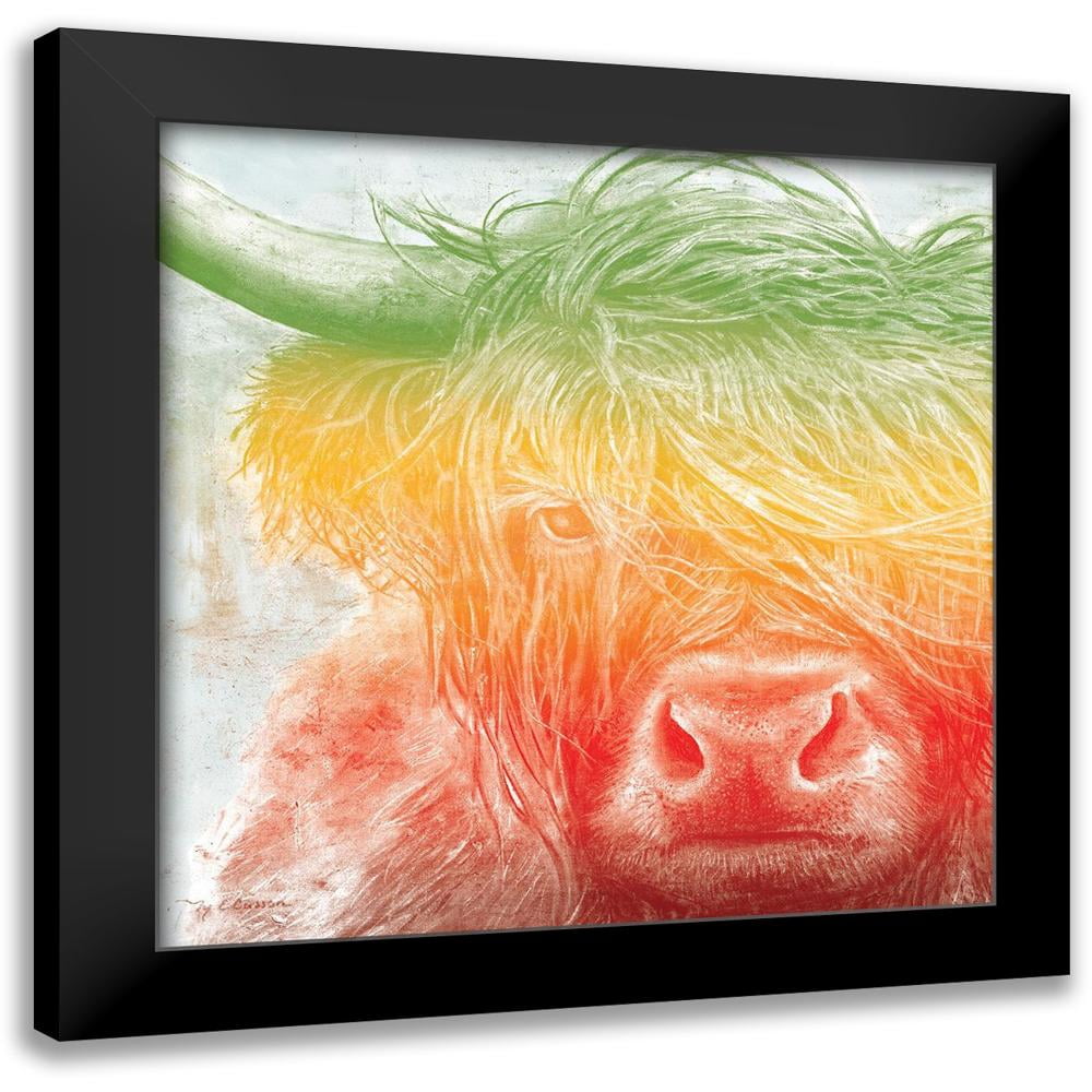 Cusson, Marie Elaine 15x15 Black Modern Framed Museum Art Print Titled ...