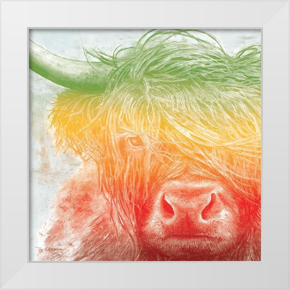 Cusson, Marie Elaine 15x15 White Modern Wood Framed Museum Art Print ...