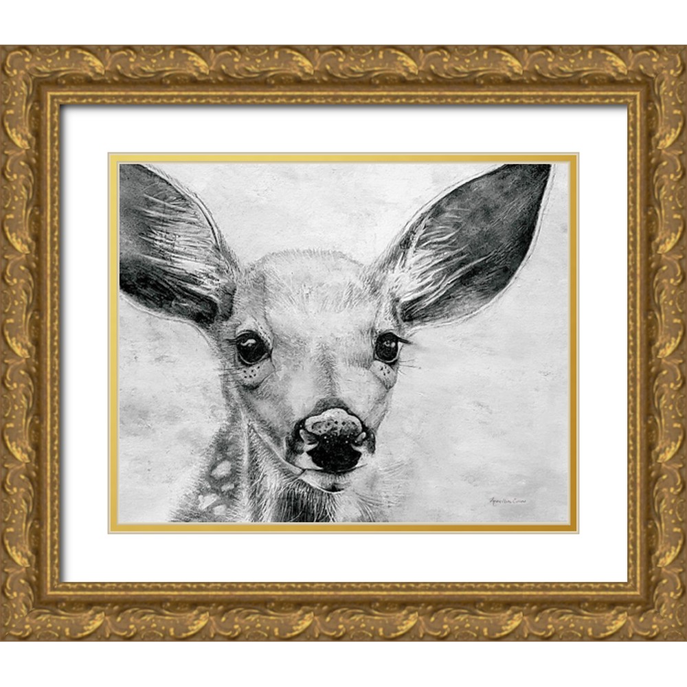 Cusson, Marie Elaine 18x15 Gold Ornate Wood Framed with Double Matting ...