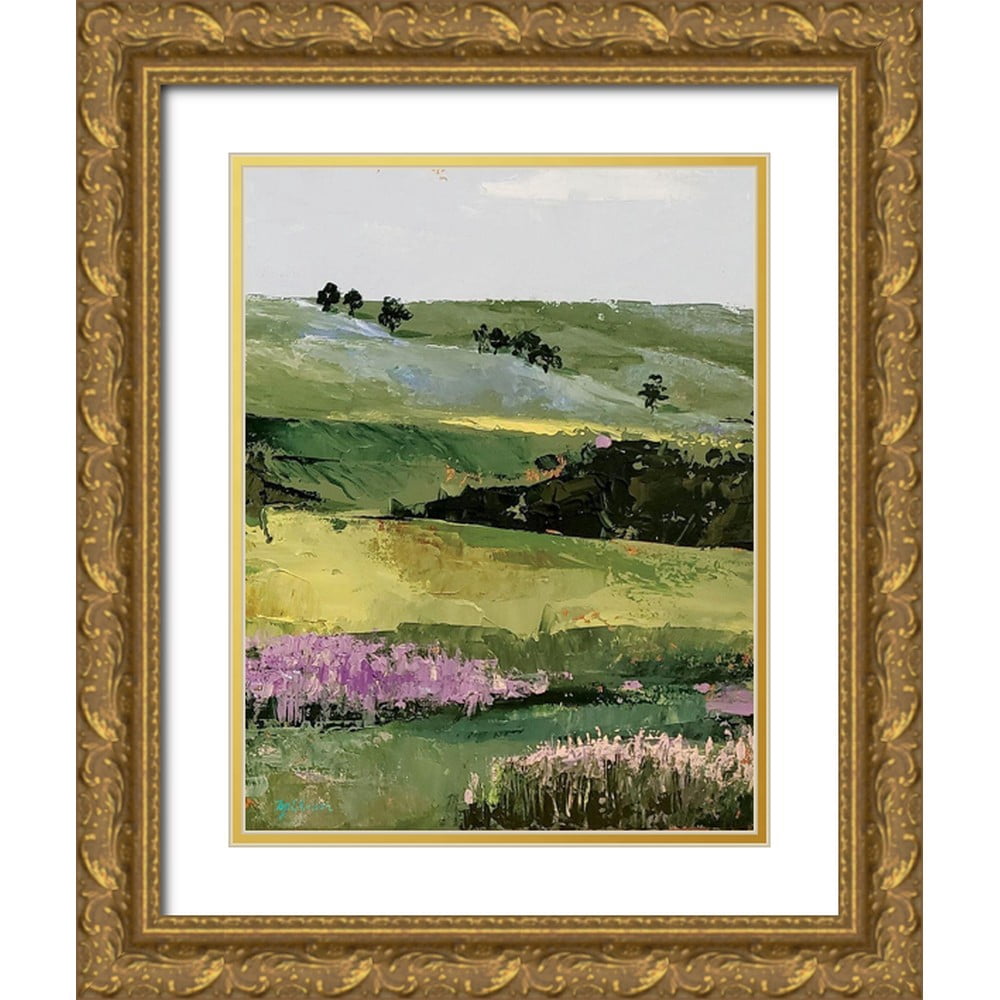 Cusson, Marie Elaine 19x24 Gold Ornate Wood Framed with Double Matting ...