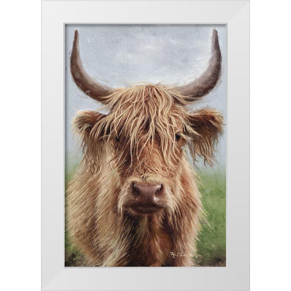Cusson, Marie Elaine 23x32 White Modern Wood Framed Museum Art Print ...