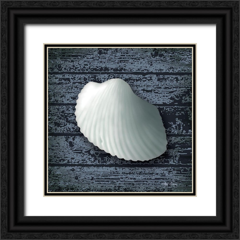 Cusson, Marie Elaine 26x26 Black Ornate Wood Framed with Double Matting ...