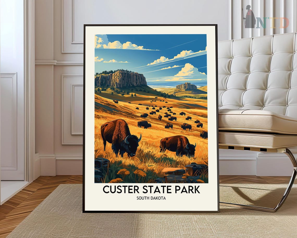 Custer State Park Print, Custer State Park Poster, Custer State Park ...