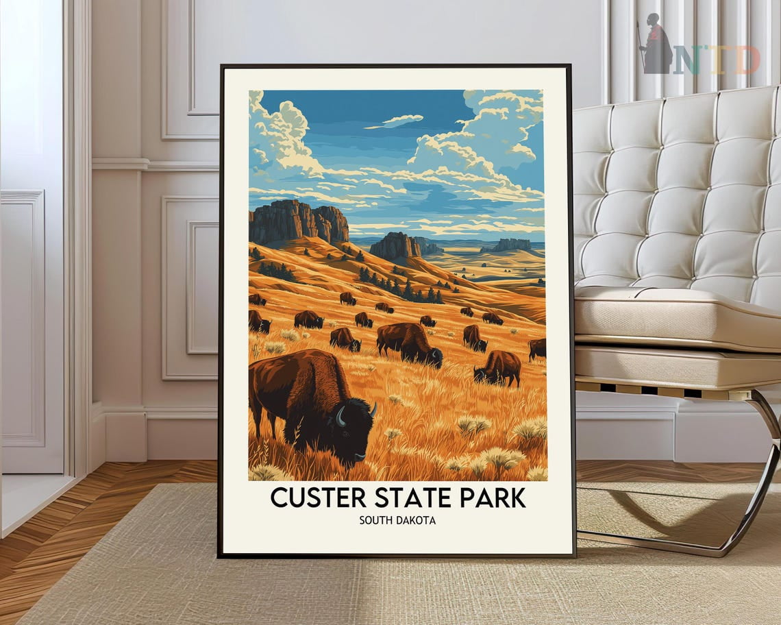 Custer State Park Print, Custer State Park Poster, Custer State Park ...