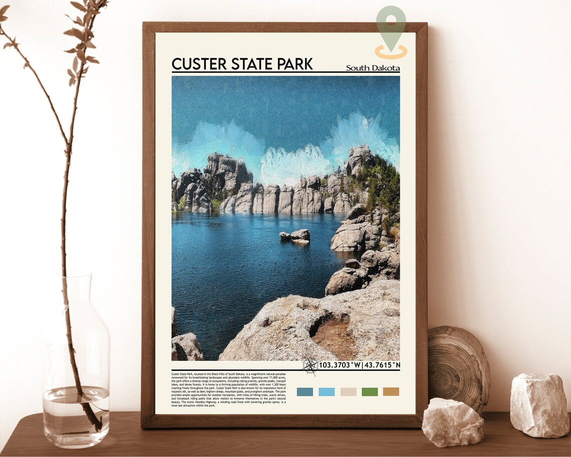 Custer State Park Print, Custer State Park Poster, Custer State Park ...