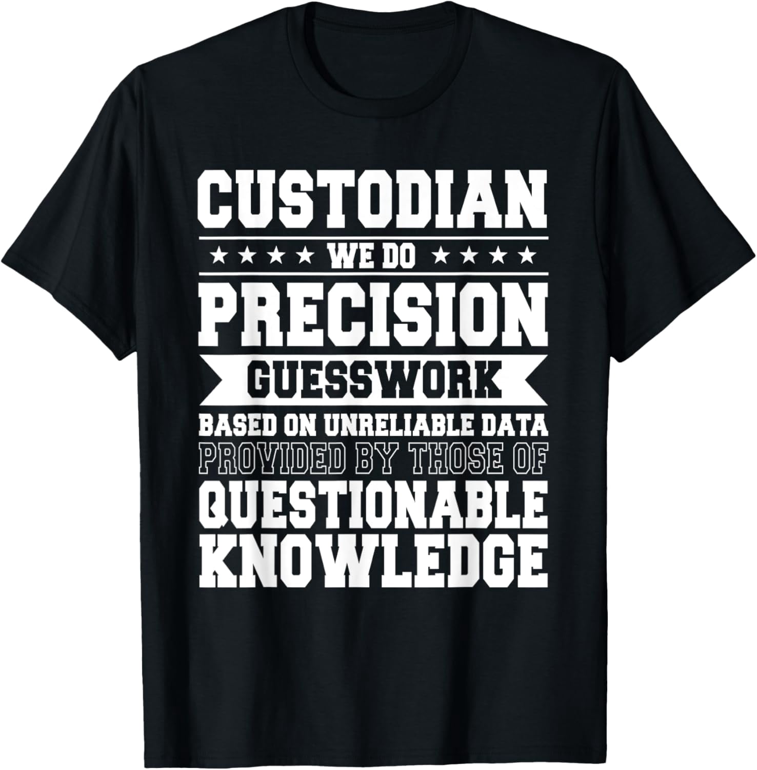 Custodian Janitor Caretaker Guard Guardian Hosekeeper T-Shirt - Walmart.com
