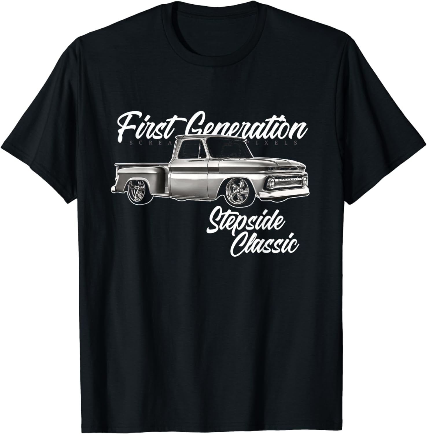 Custom 10 Classic C10 Truck First Generation T-Shirt - Walmart.com
