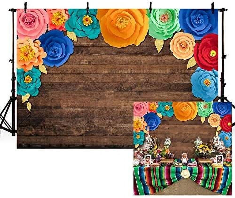 Custom 10x7ft Mexican Fiesta Theme Party Backdrop Mexican Festival ...
