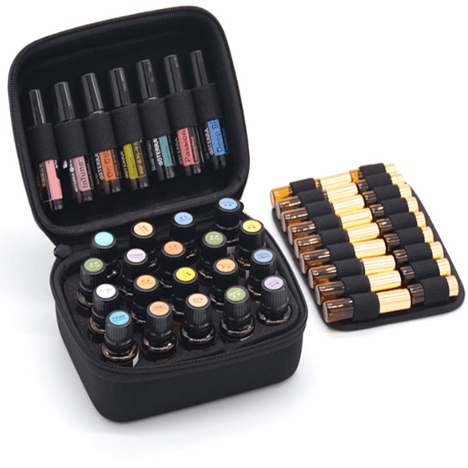 Custom 19 Vials 10ml 15ml Small Hard EVA Travel Essential Oil Bottles ...