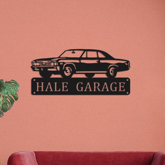 Custom 1967 Chevelle - Personalized Metal Sign- Man Cave- Classic ...