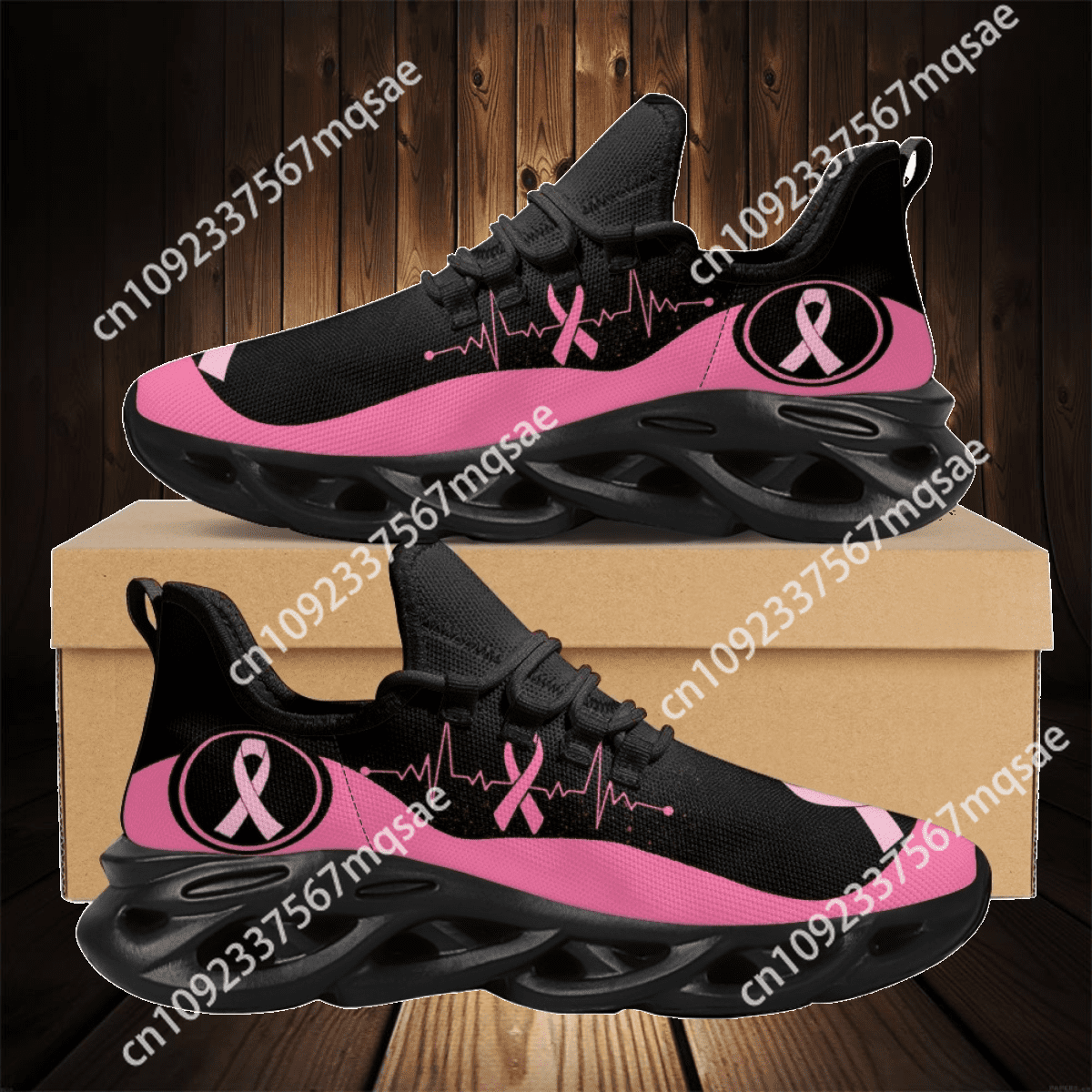 Custom 2023 Women's Autism Cancer Awareness Sneakers Wear-Resistant ...