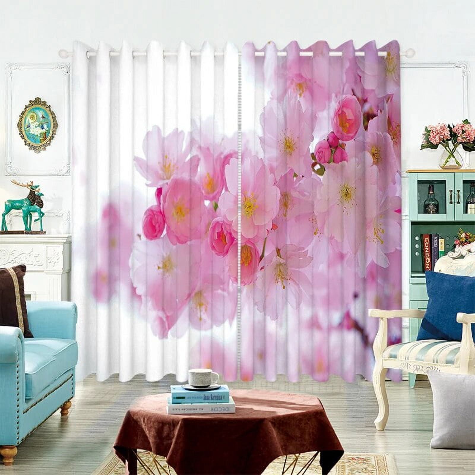 Custom 2025 New Modern Curtain Sunflower Landscape Painting Boys ...