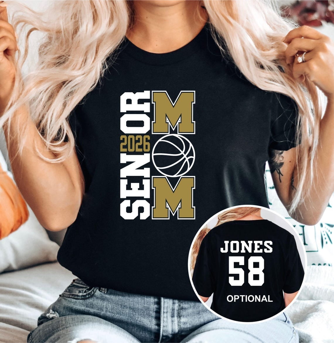 Custom 2026 Senior Mom Basketball Shirt Basketball Shirt for mom ...