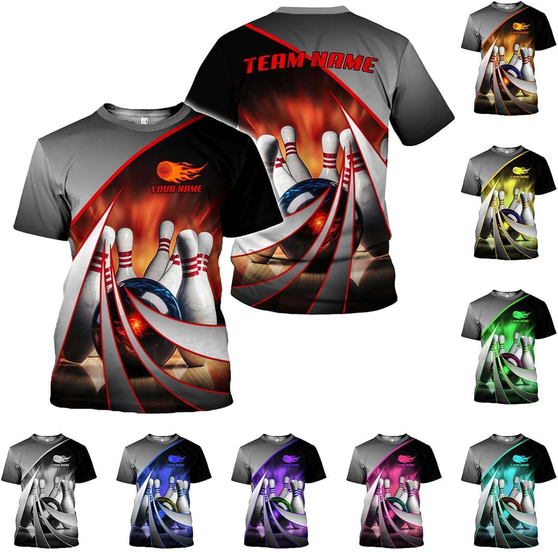 Custom 3D Bowling Shirts Personalized for Men and Women - Unique Team ...