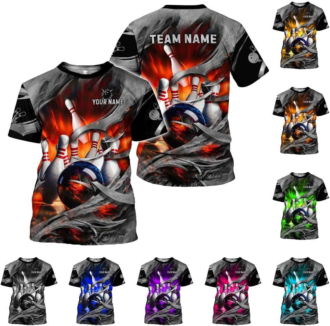 Custom 3D Bowling Shirts Personalized for Men and Women - Unique Team ...